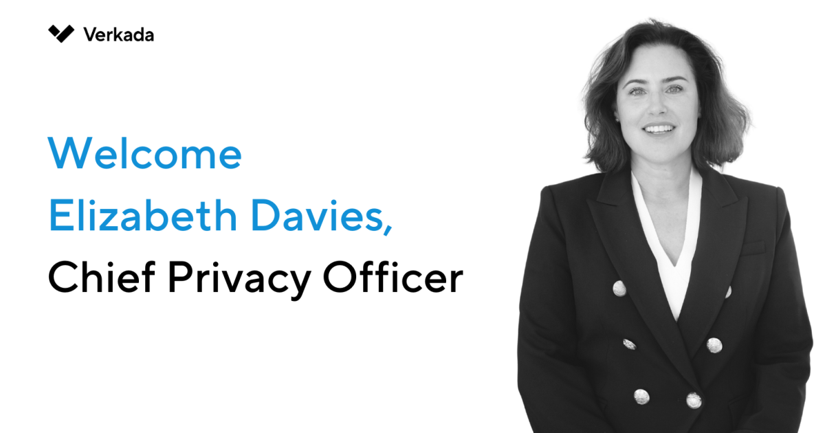 Introducing Elizabeth Davies, Verkada’s New Chief Privacy Officer