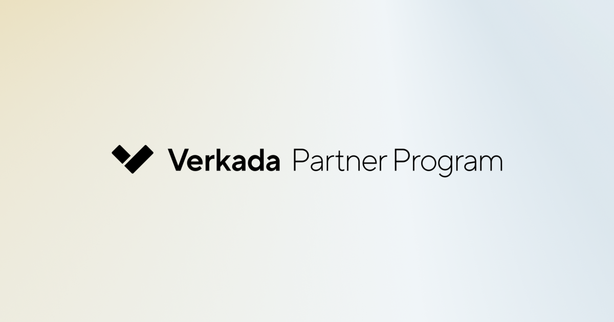 What you need to know about the new Verkada Partner Program